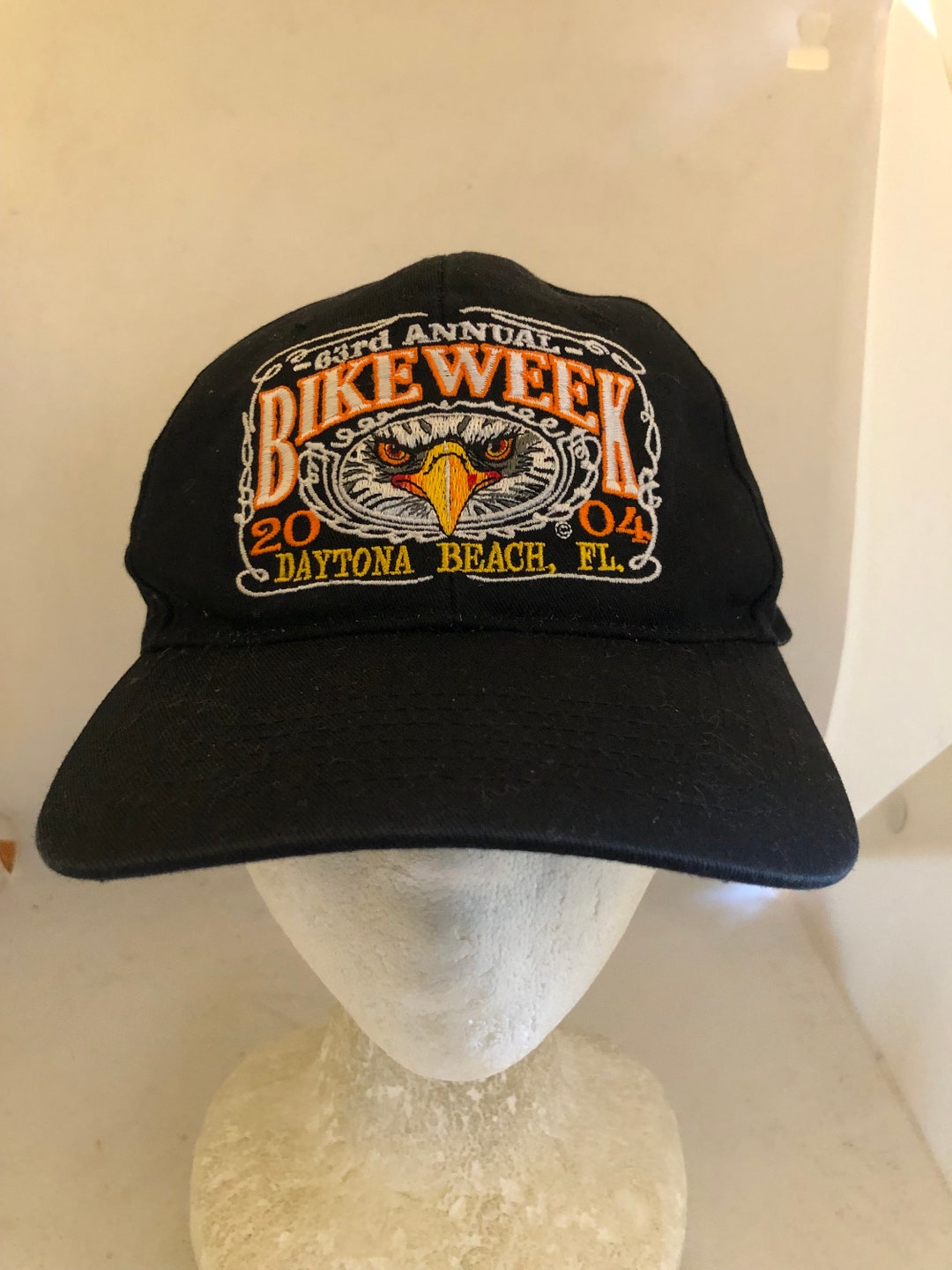 Vintage Bike Week 2004 Daytona Beach Trucker Snapback Hat 1990s 80s D12 ...