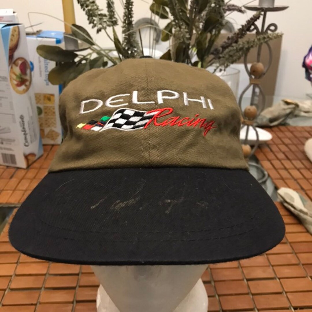 Vintage Delphi Strapback Hat Adjustable 1990s Autograph - Etsy