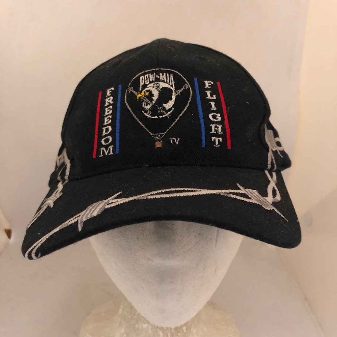 Vintage Pow Mia Freedom Flight Strapback Hat Adjustable 1990s 80s D13 - Etsy