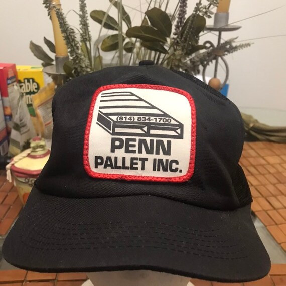Vintage penn pallet Trucker Snapback Hat 1990s T1 - Gem