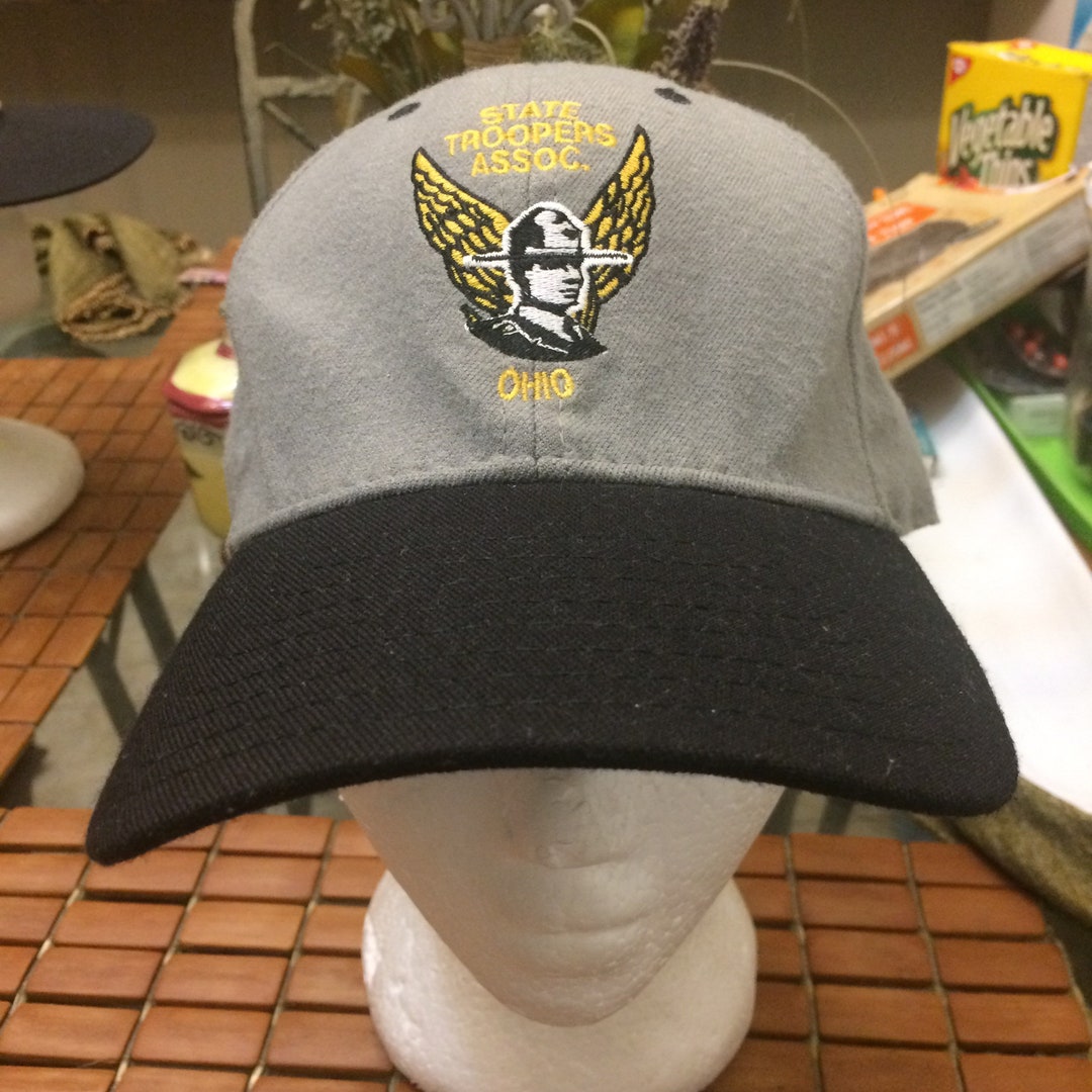 Vintage State Troopers Association Fitted Hat Size Large - Etsy
