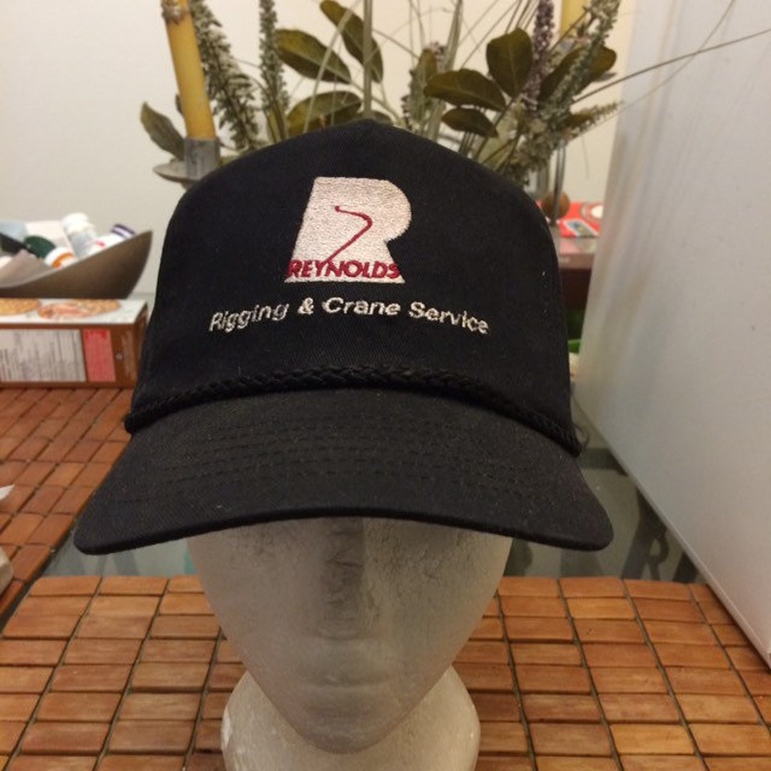 Vintage Reynolds’s Riggings and Crane Services Trucker Snapback Hat ...