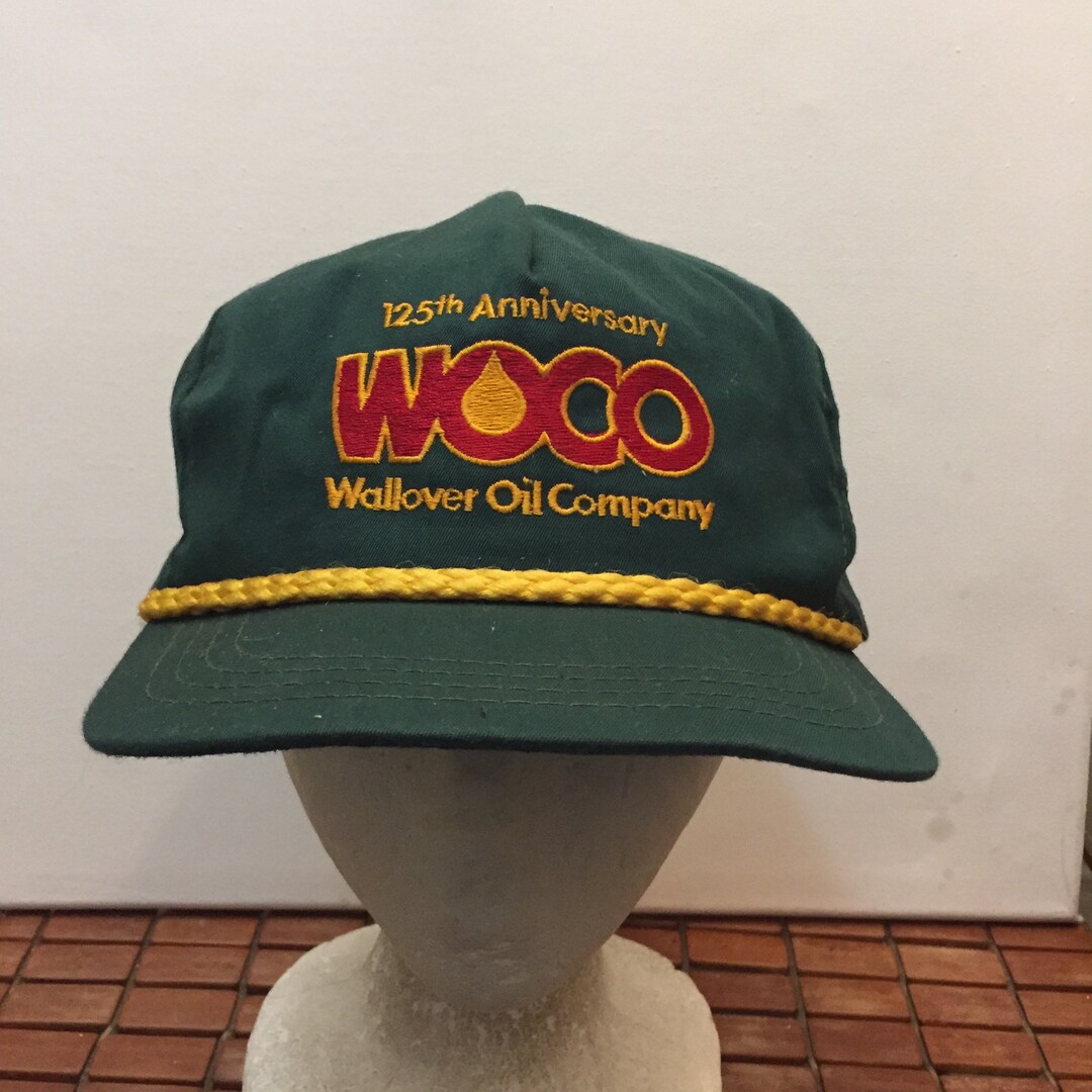Vintage Wallover Oil Company Trucker Snapback Hat Adjustable 1990s 80s ...