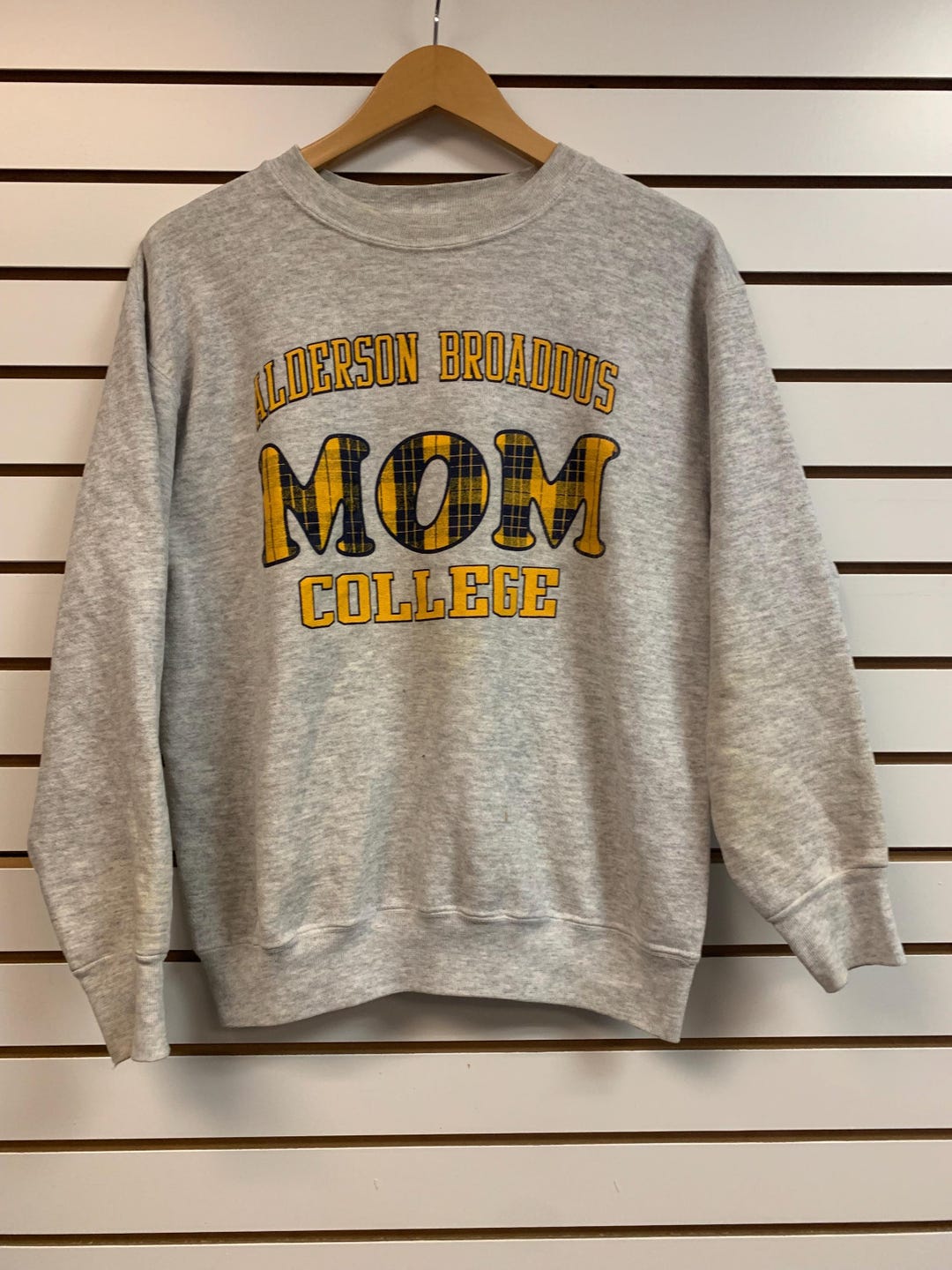 Vintage Alderson Broaddus College Mom Crewneck Sweatshirt Size Medium ...