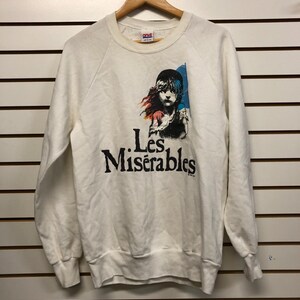 Les Miserables Sweatshirt Vintage - Etsy Les Miserables Sweatshirt Vintage - Etsy