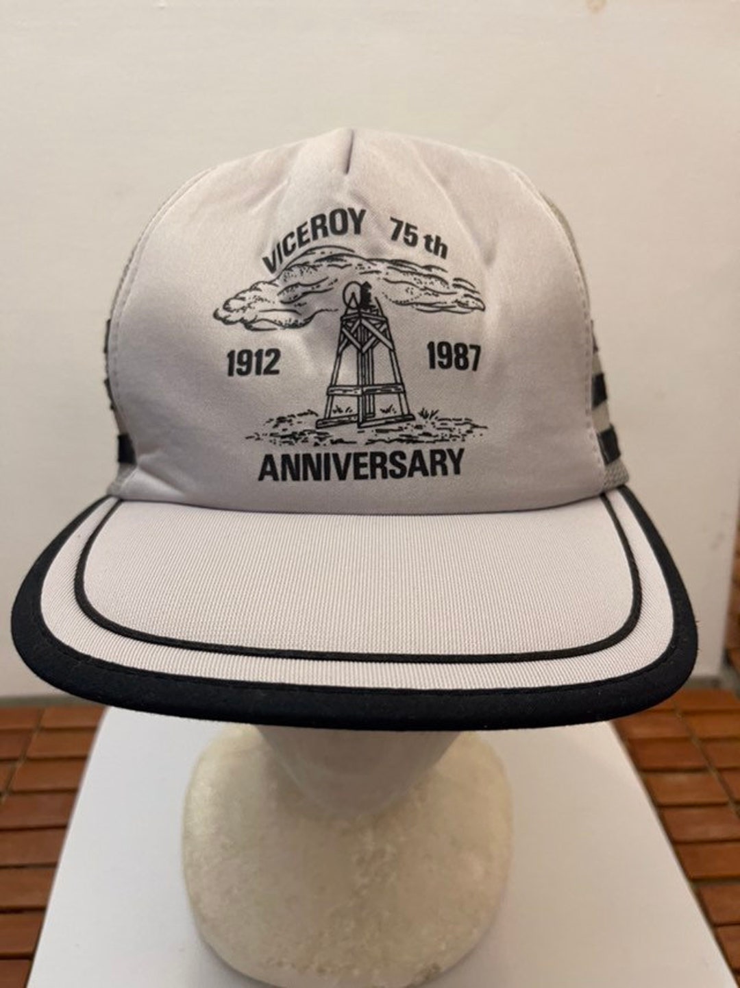 Vintage Viceroy 75th Anniversary 3 Stripe Trucker Snapback Hat ...