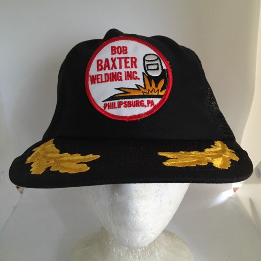 Vintage Bob Baxter Welding Inc Trucker Snapback Hat 1990s 1980s ...