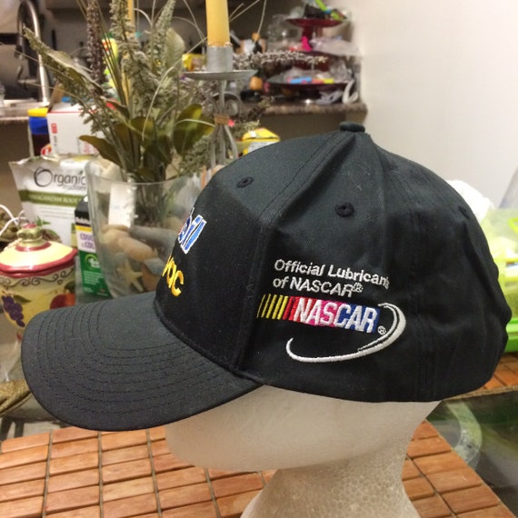 Vintage Mobil One Delvac Strapback Hat 1990s - Gem