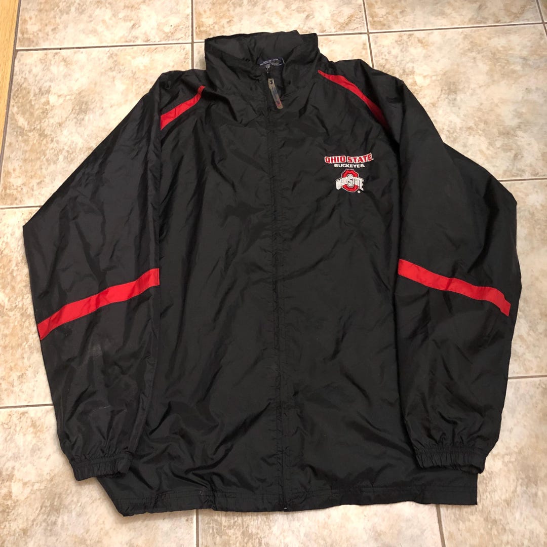 Vintage Ohio State Buckeyes Windbreaker Size Medium 1990s 80s - Etsy