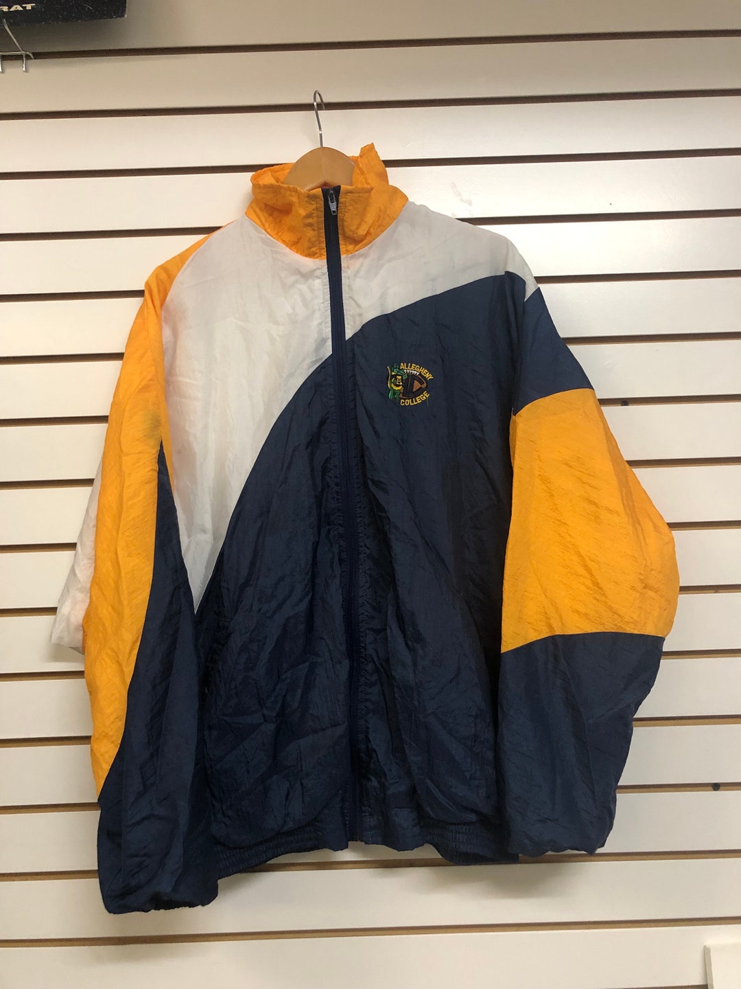 Vintage Allegheny College Windbreaker Size Large 1990s 80s - Etsy