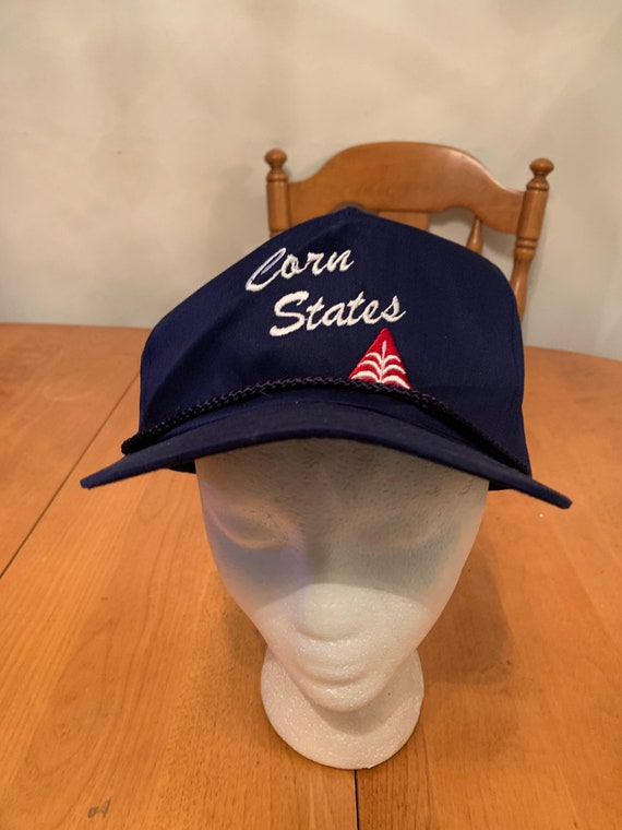Vintage corn states Trucker Snapback hat 1990s 80s R1 - Gem