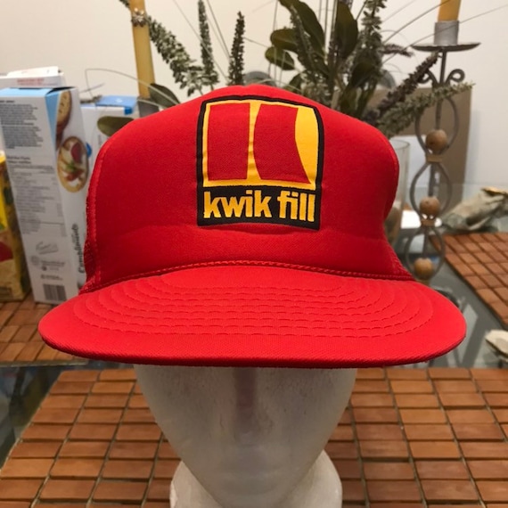 Vintage Kwik Fill Trucker Snapback Hat Adjustable - Etsy