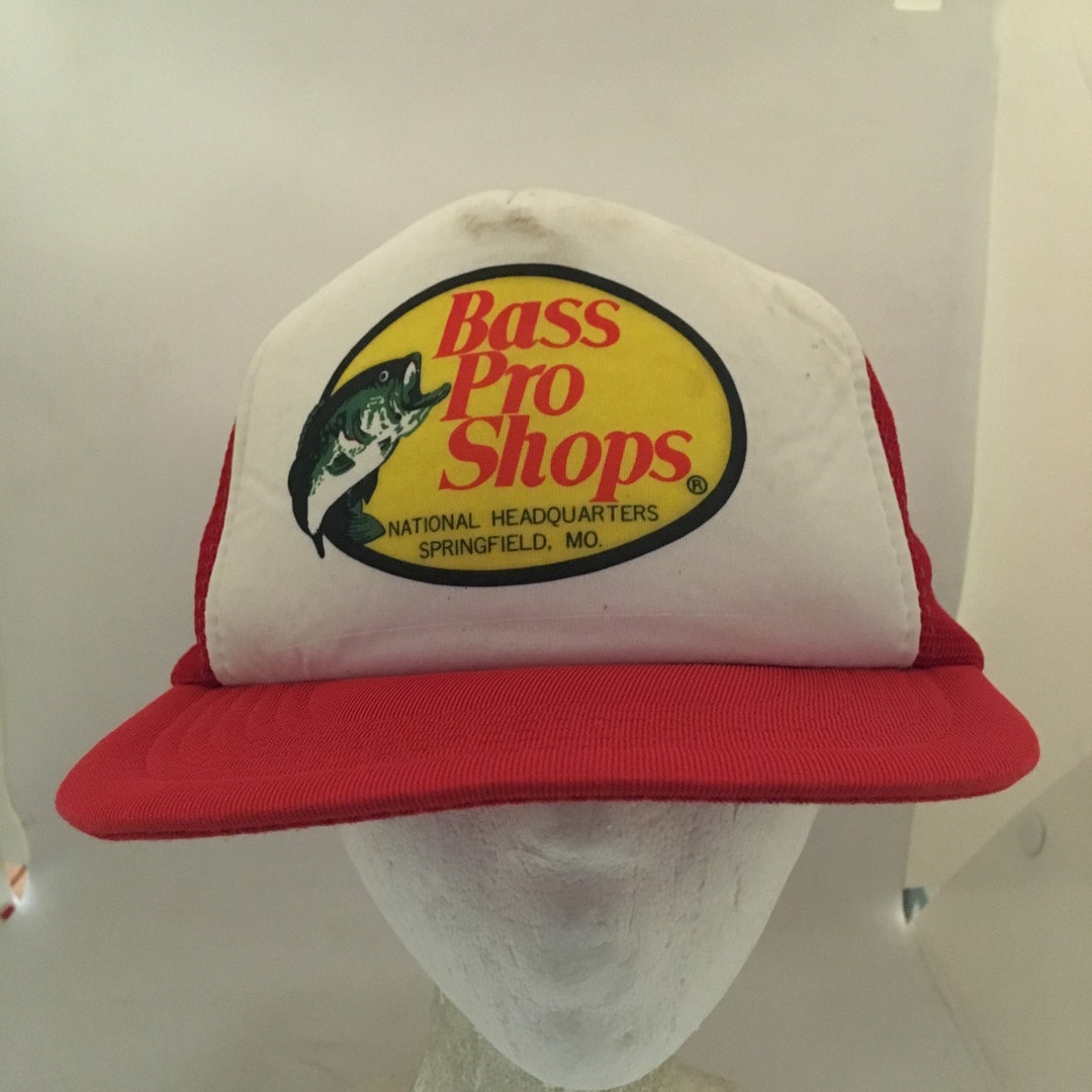 Vintage Bass Pro Shops Trucker Snapback Hat Adjustable 1990s 1980s Q2 ...