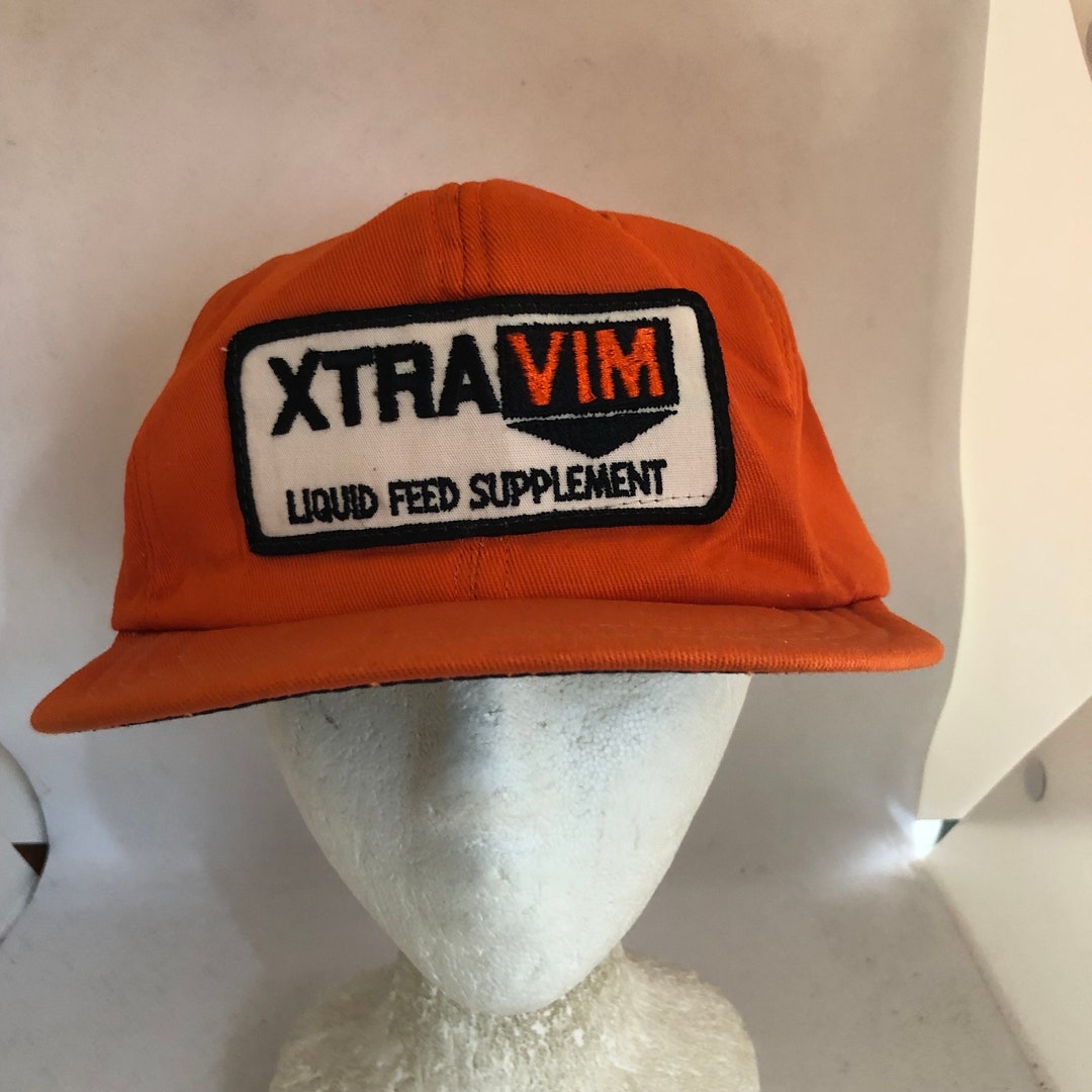 Vintage Xtravim Liquid Feed Supplement Trucker Snapback Hat 1990s 80s ...