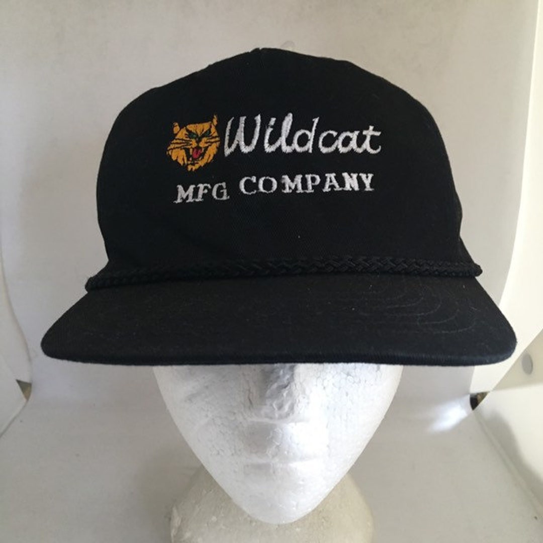 Vintage Wildcat MFG Company Trucker Snapback Hat Adjustable 1990s 80s ...