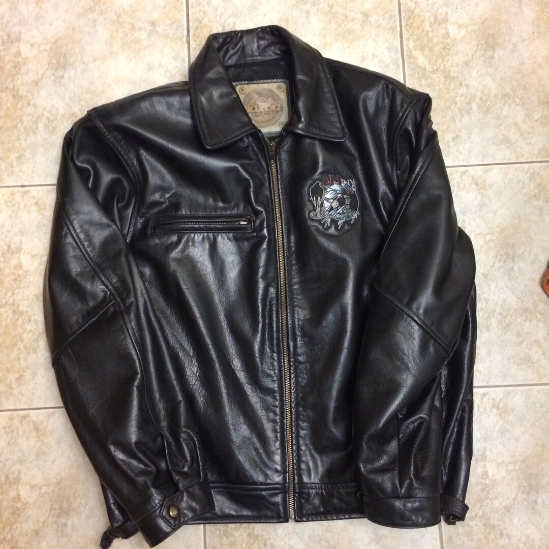 Vintage AFI Band Leather Jacket Size Medium 1990s 1980s - Etsy