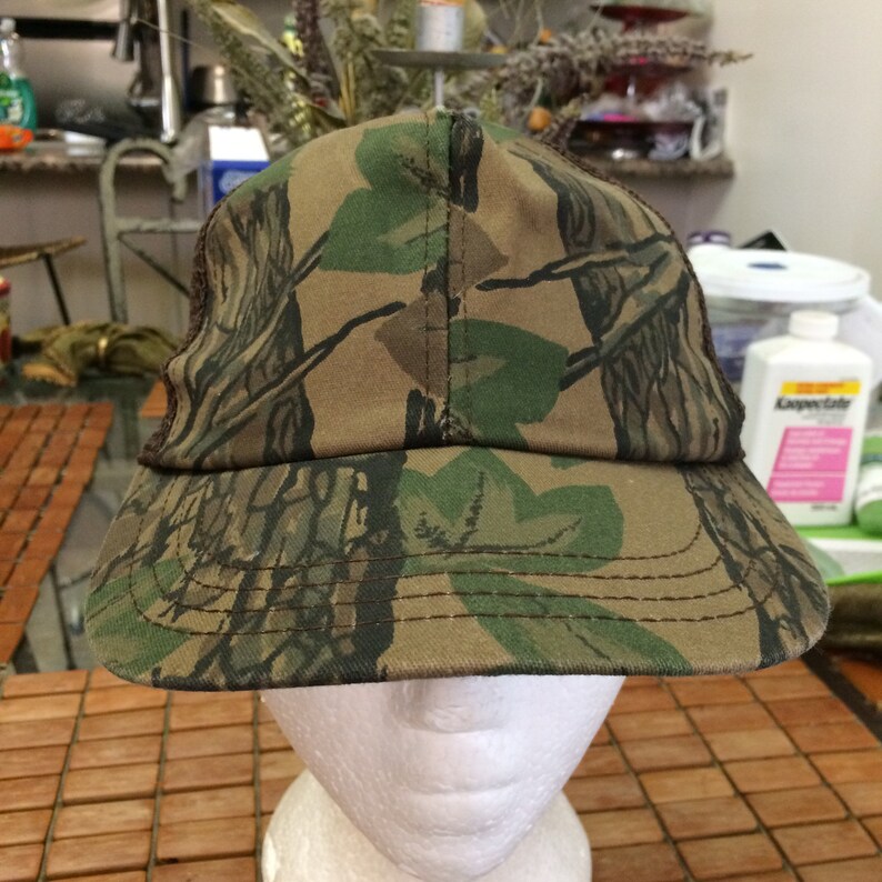 Vintage Blank Outdoors Camouflage Hunting Trucker Snapback Hat - Etsy