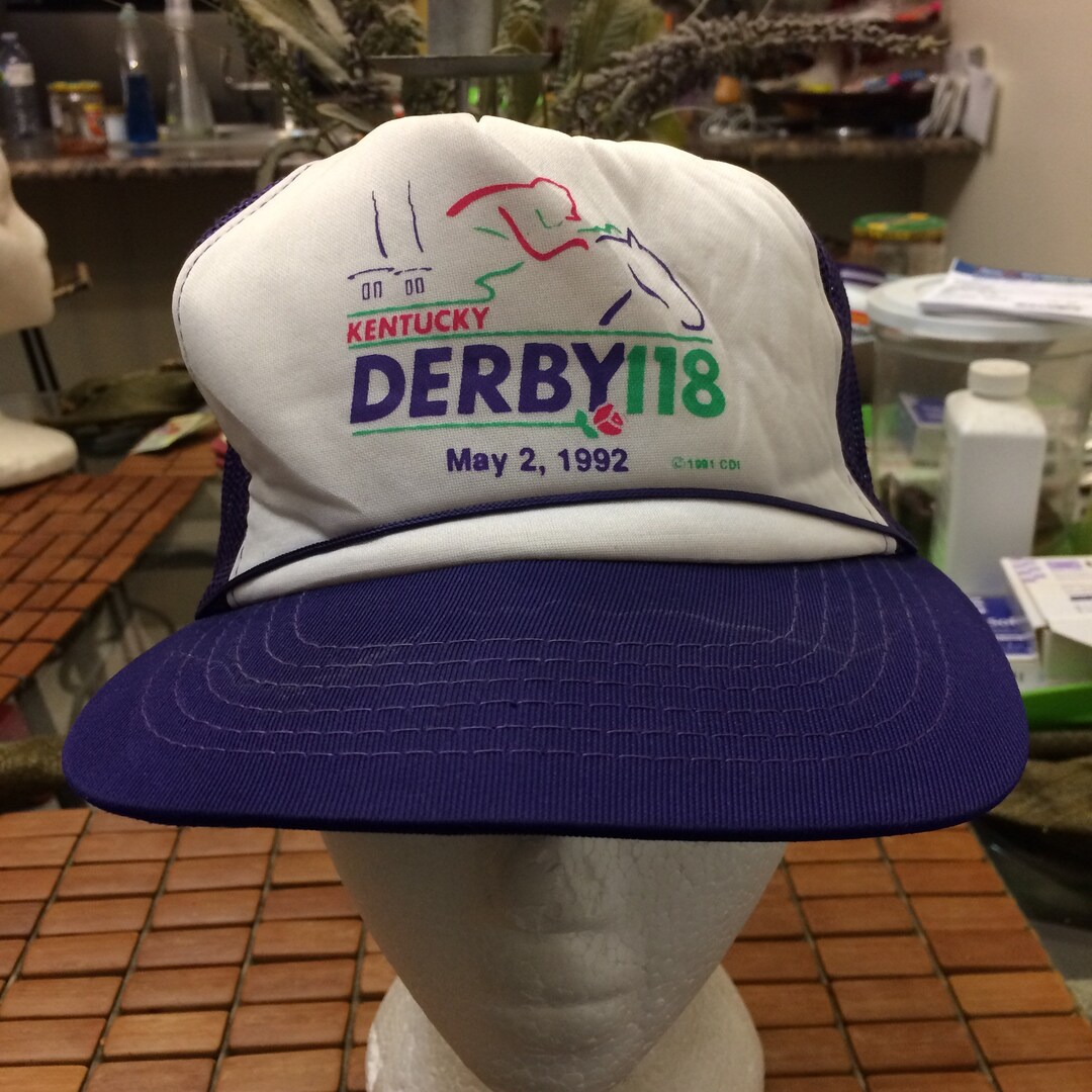 Vintage Kentucky Derby in 1992 2118 Trucker Snapback Hat 1980s 90s - Etsy