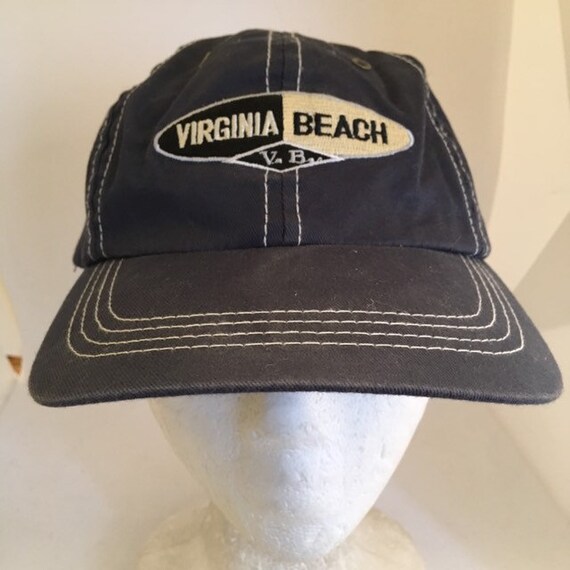 Vintage Virginia Beach Strapback Hat Cap 1980s 1990s … - Gem