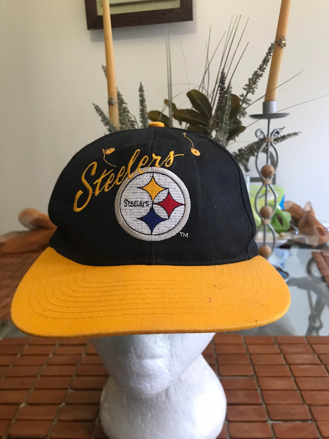 Steelers Vintage Trucker Snapback Hat Adjustable 1990s J6 - Etsy