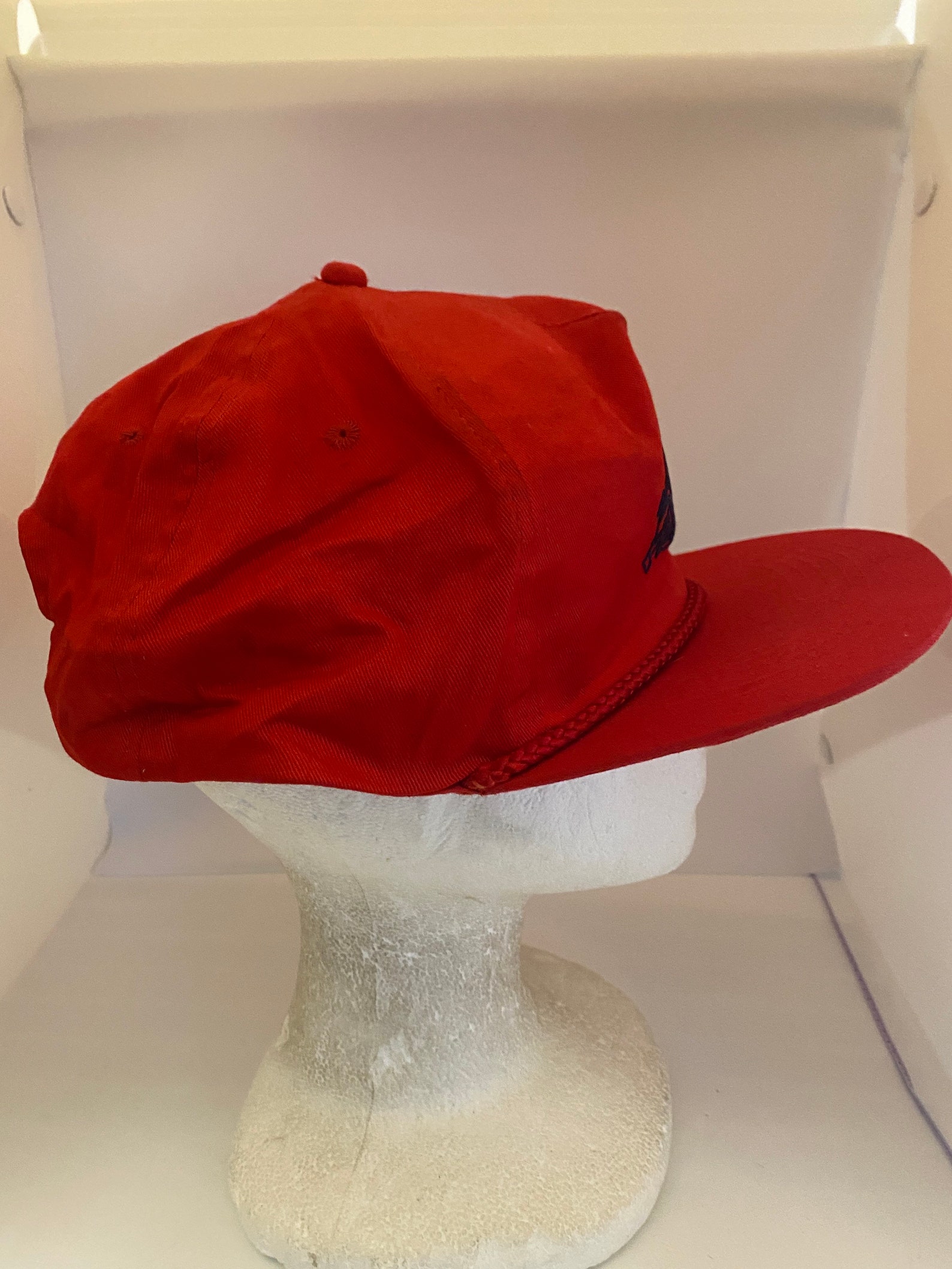 Red Vintage Trucker Snapback Hat Adjustable 1990s J9 - Etsy