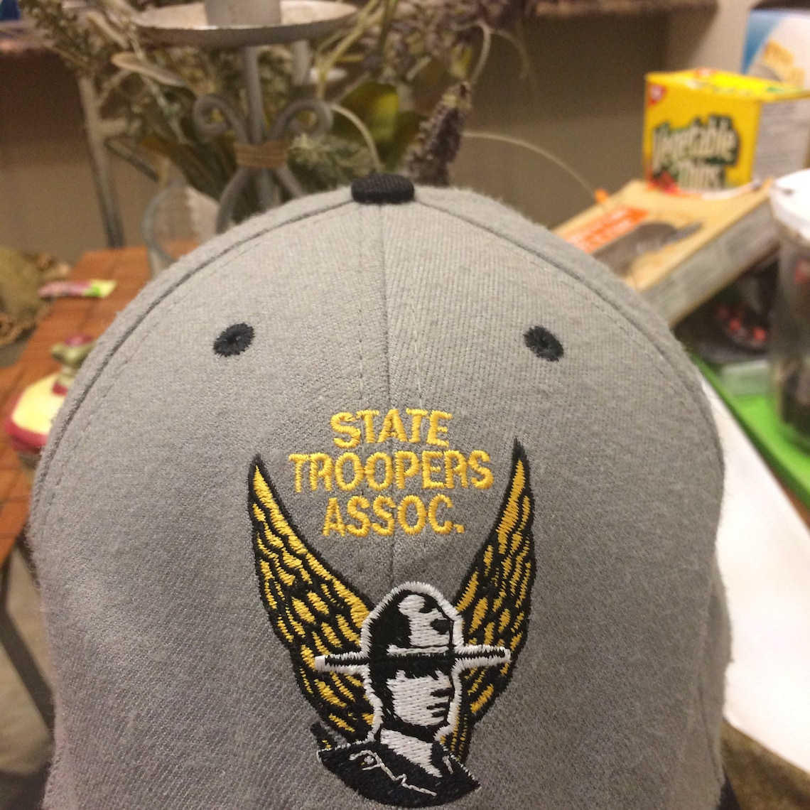 Vintage State Troopers Association Fitted Hat Size Large - Etsy