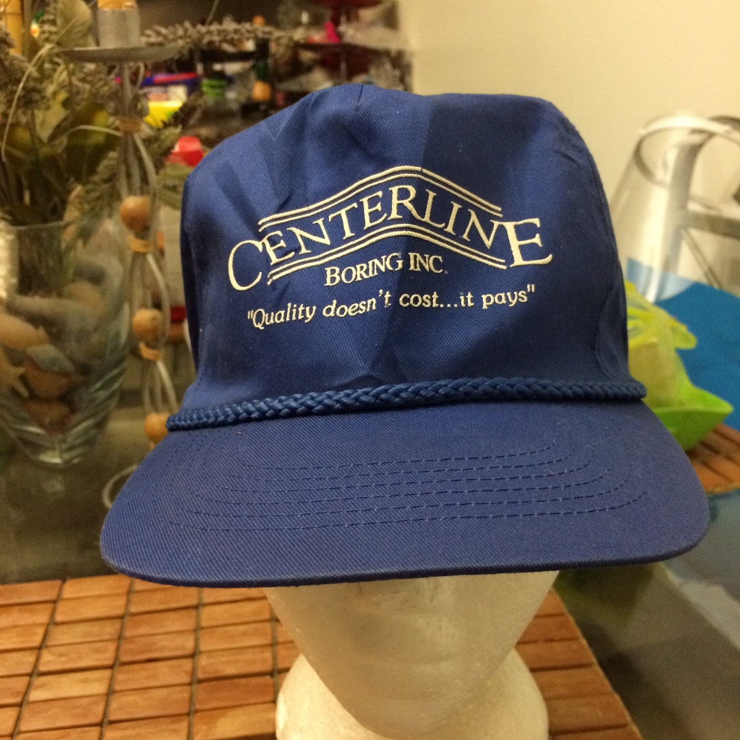 Vintage centerline boring Inc. Trucker Snapback Hat 1990s - Etsy España