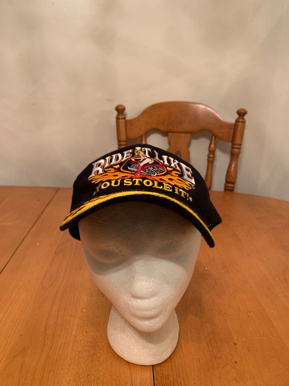 vintage biker strap back - Gem