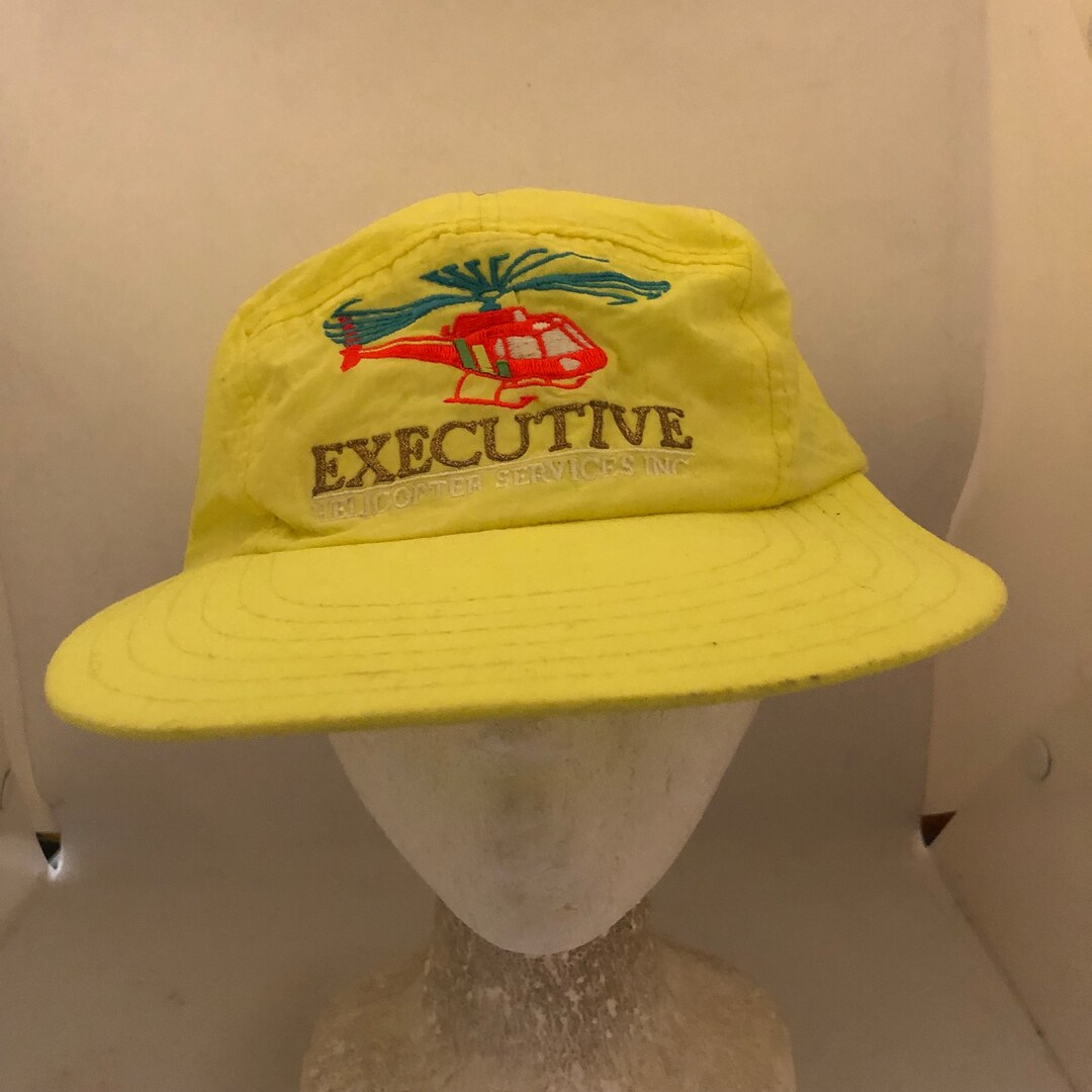 Vintage Executive Helicopter Suites Trucker Snapback Hat Adjustable ...