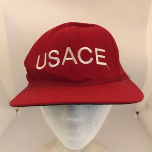 Vintage US Army Corpse of Engineers Trucker Strapback Hat 1990s 80s N18 ...