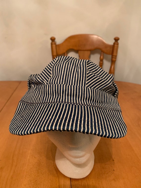 vintage 80s conductor hat - Gem