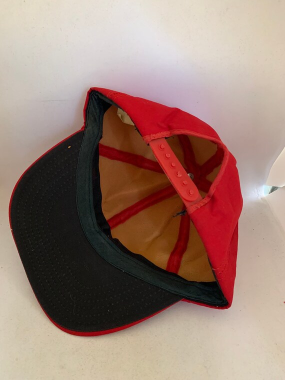 Vintage Blank Rec Trucker Snapback hat 1990s 80s O2 - Gem