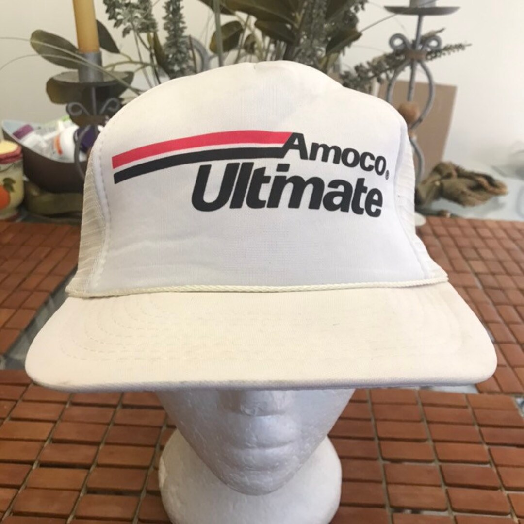 Vintage Amoco Ultimate Trucker Snapback Hat Adjustable 1980s 90s - Etsy