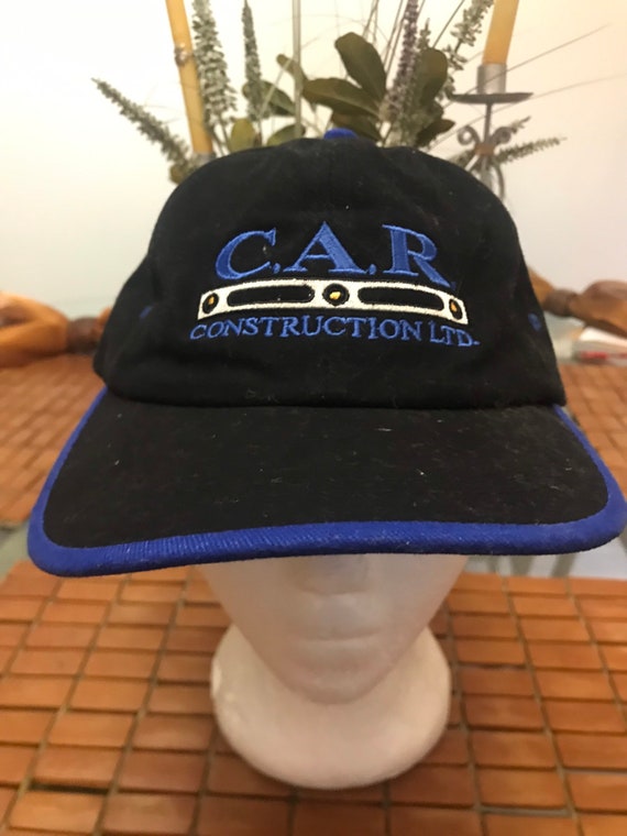 C.A.R construction LTD Vintage Trucker Snapback hat adjustable | Etsy