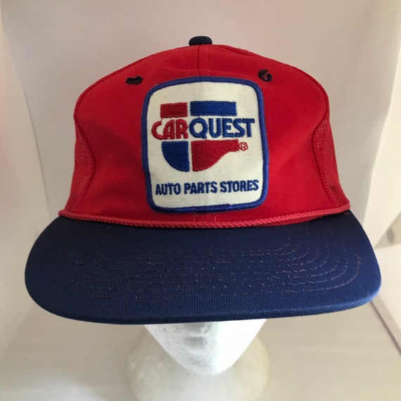 Vintage Carquest auto parts store Trucker Snapback hat | Etsy