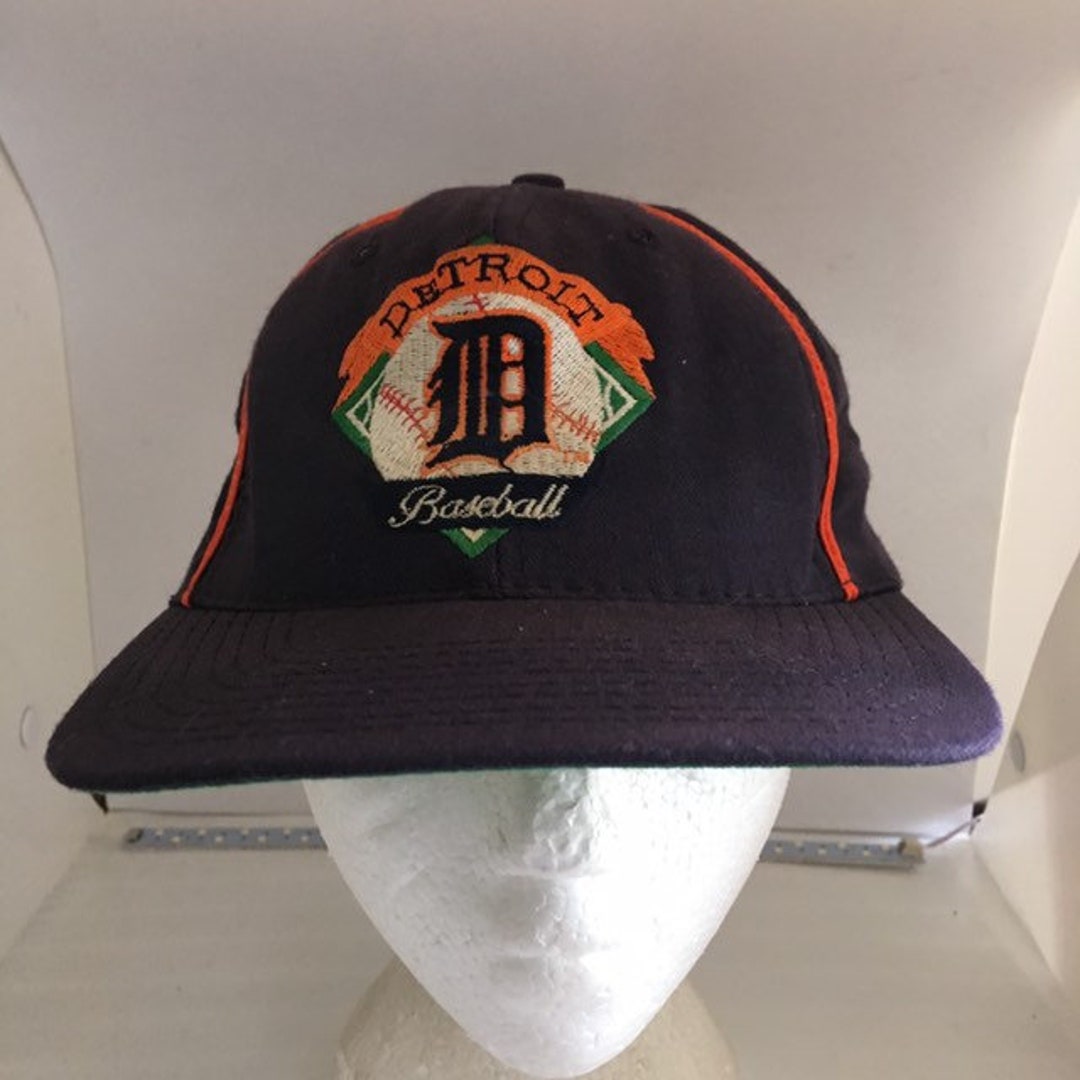 Vintage Detroit Tigers Snapback Hat 1990s 80s Adjustable D1 - Etsy