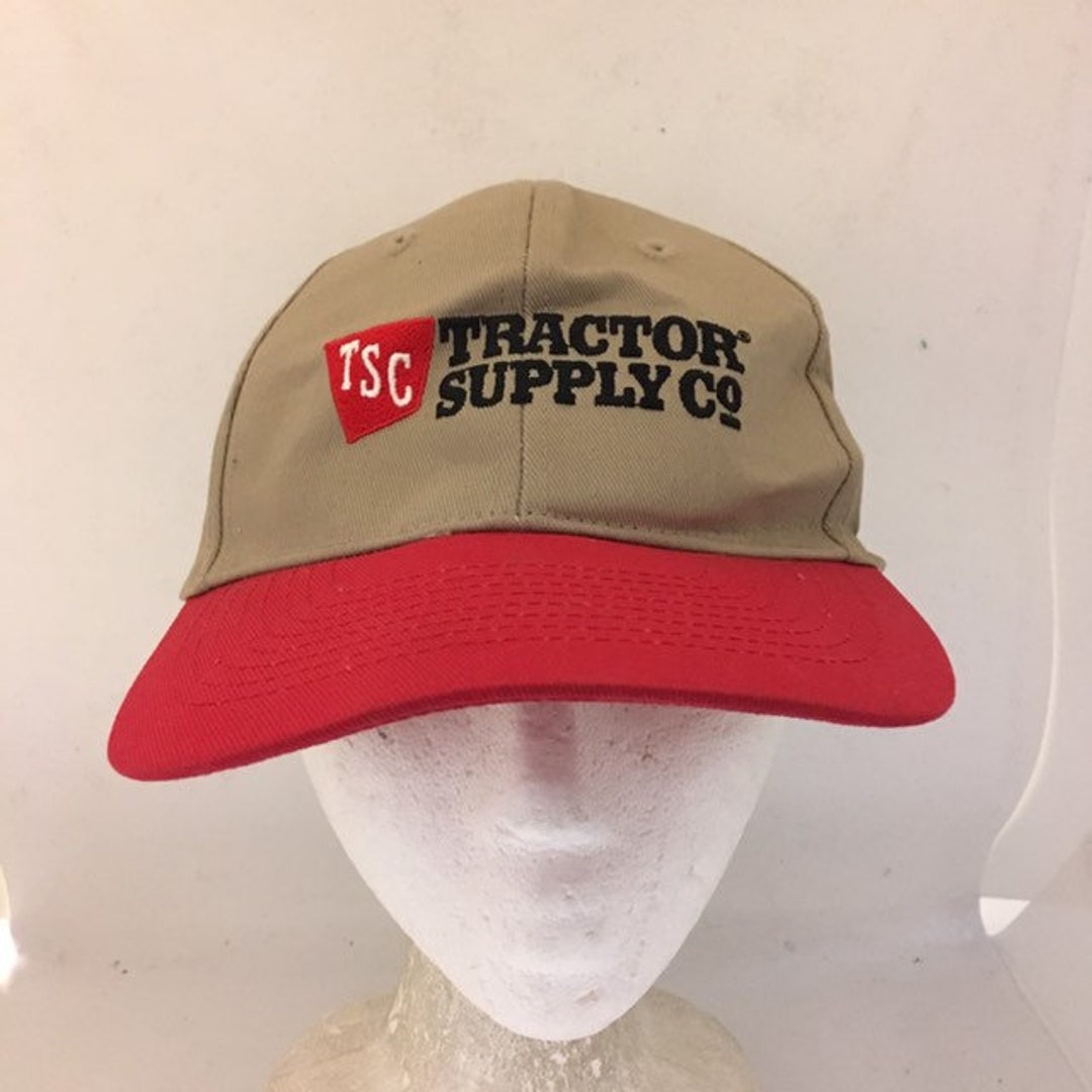 Vintage TSC Tractor Supply Trucker Snapback Hat Adjustable 1990s 80s P1 ...