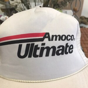 Vintage Amoco Ultimate Trucker Snapback Hat Adjustable 1980s 90s - Etsy