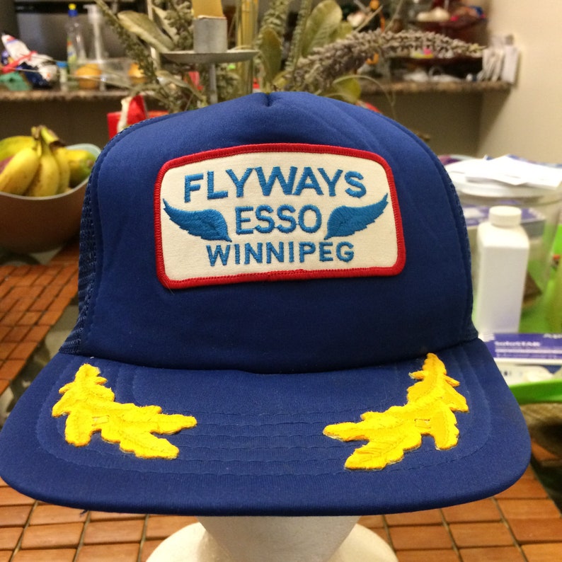 Vintage Flyways Esso Winnipeg Trucker Snapback Hat 1980s 90s - Etsy