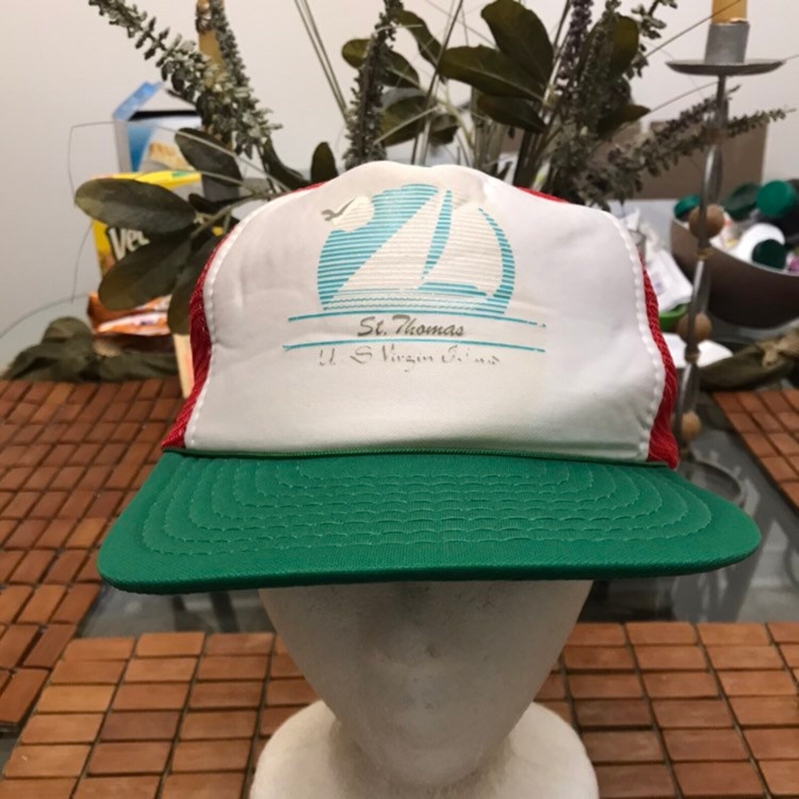 Vintage St Thomas Us Virgin Islands Trucker Snapback Hat - Etsy UK