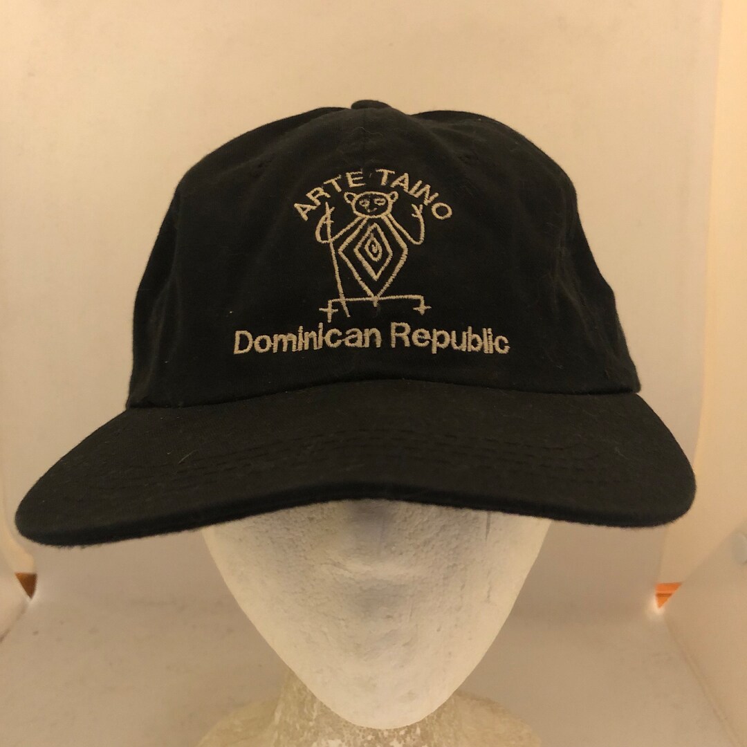 Vintage Arte Taino Dominica Republic Strapback Hat Adjustable 1990s 80s ...
