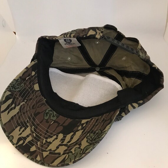 Vintage lube masters army camouflage Trucker SnapBack… - Gem
