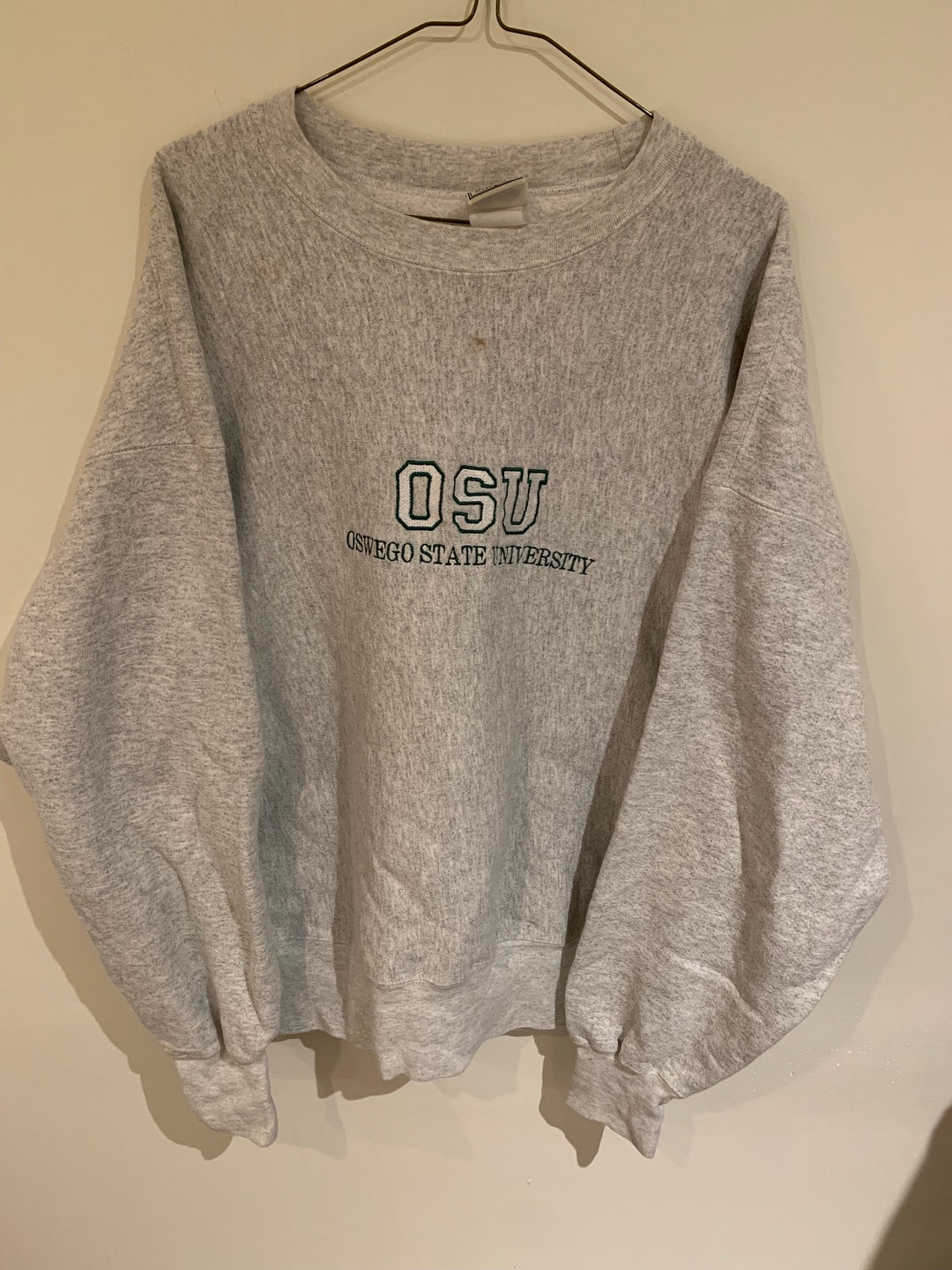 Vintage Oswego State University Sweatshirt Size Large 1990s 80s - Etsy