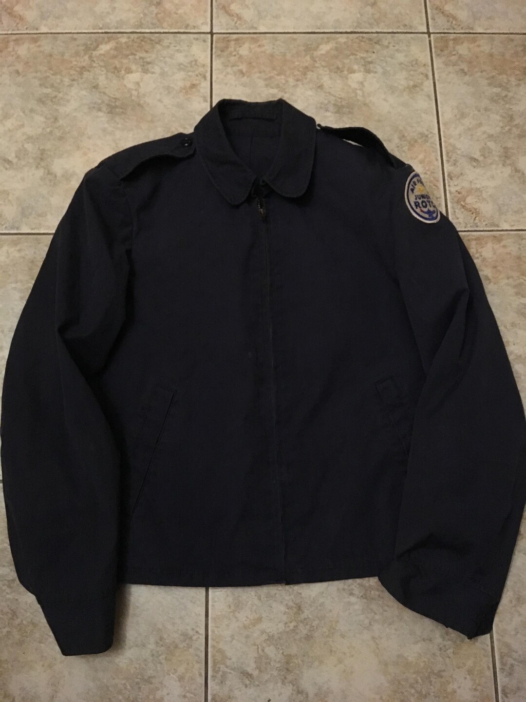 Vintage Air Force Junior Rotc Light Jacket Size Medium Small 1970s 80s ...