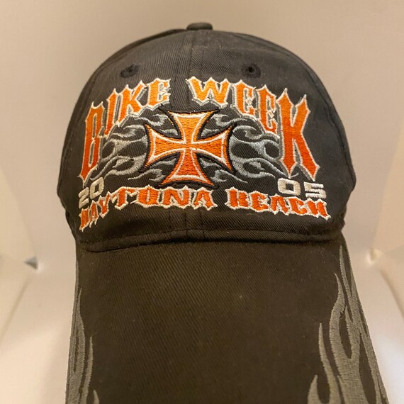 Vintage Bike week Trucker SnapBack hat 1990s 80s J20 - Gem