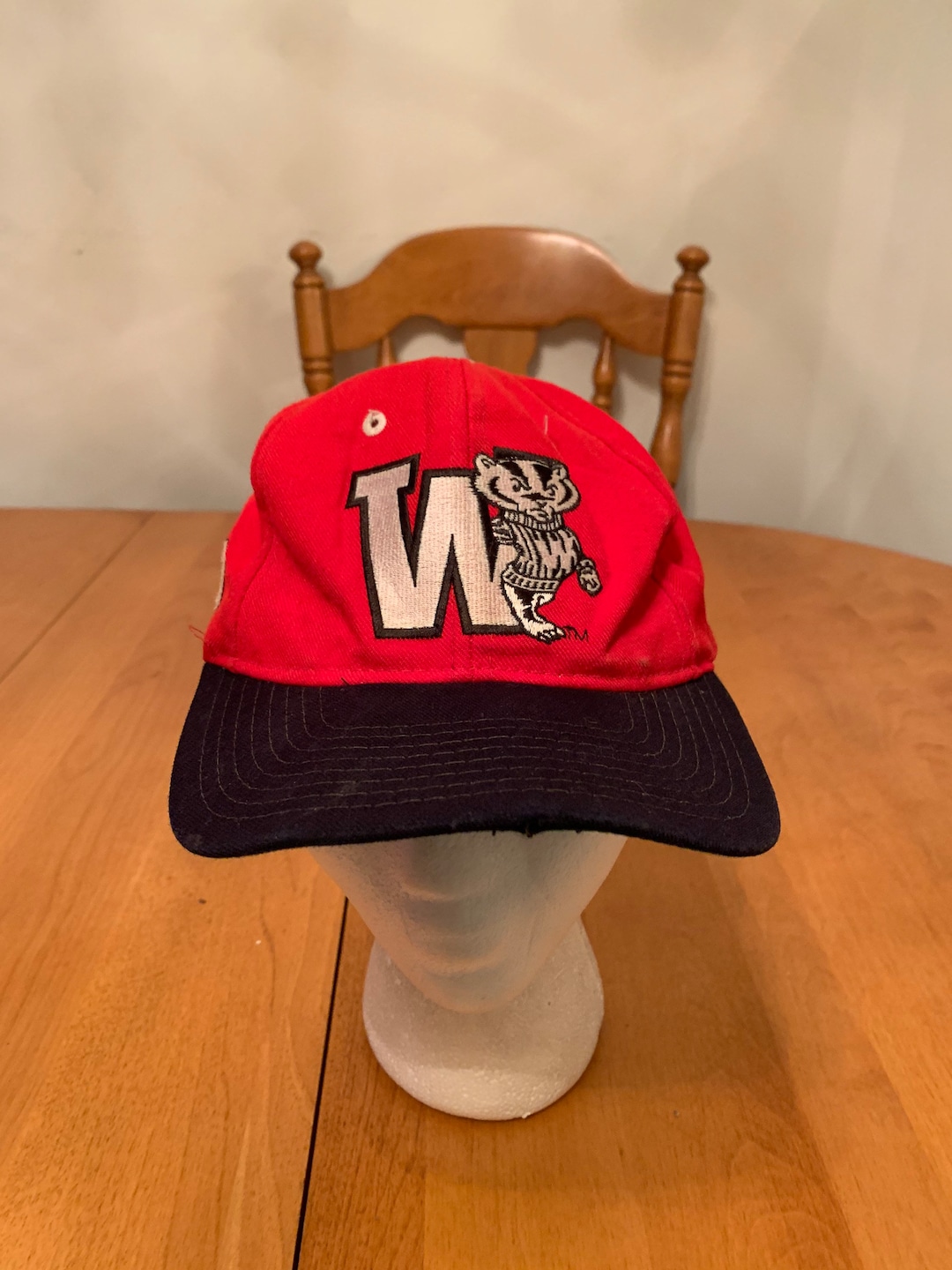Vintage Wisconsin Trucker Snapback Hat 1990s 80s R1 - Etsy