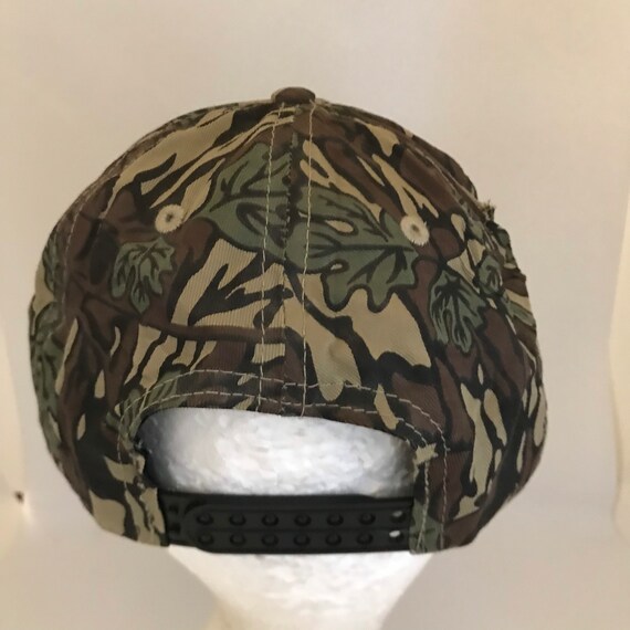 Vintage lube masters army camouflage Trucker SnapBack… - Gem