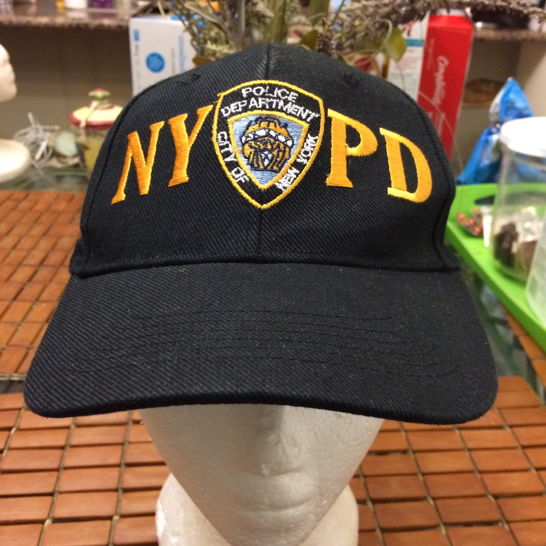 Vintage NYPD Strapback Hat Adjustable 1990s - Etsy