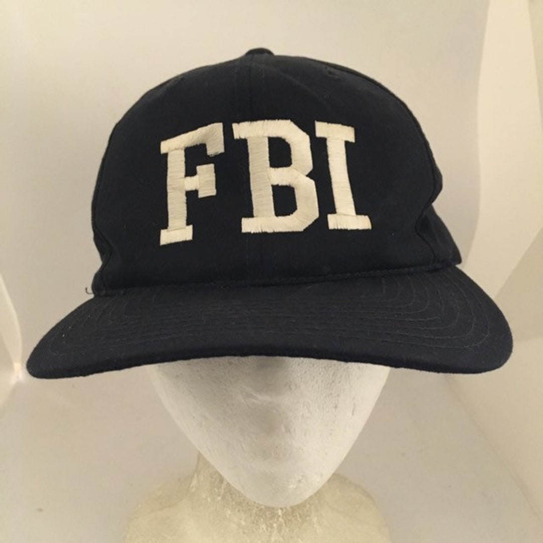 Vintage FBI Trucker Snapback Hat 1990s 80s D30 - Etsy
