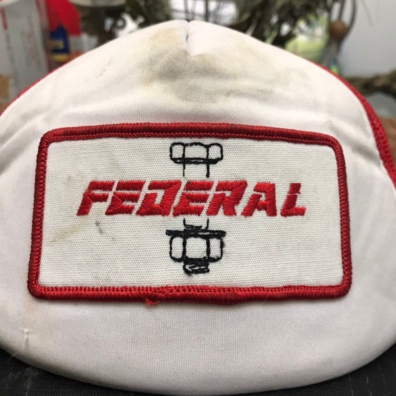 Vintage federal Trucker Snapback hat 1980s - Gem